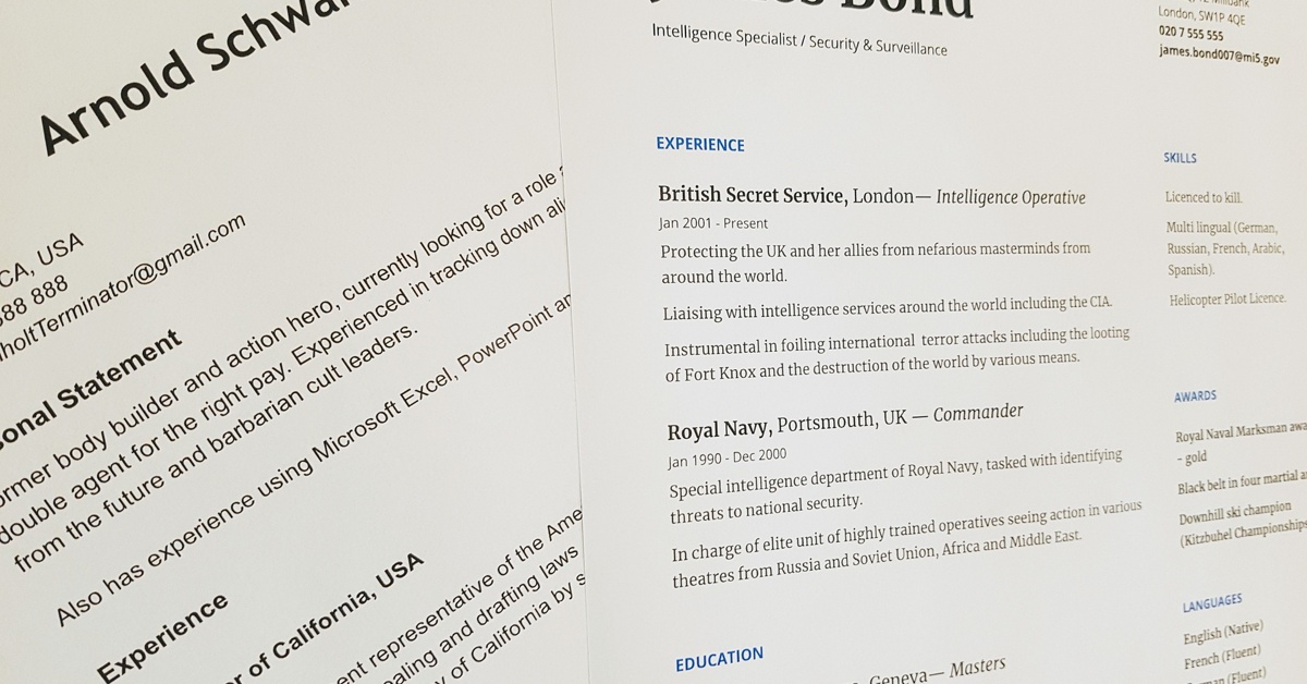 Kako napisati življenjepis | Kariera